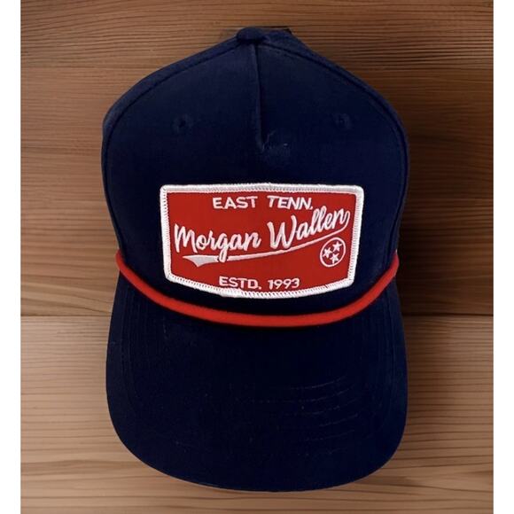 Tour | Accessories | Morgan Wallen 93 East Tennessee Snapback Rope Hat ...